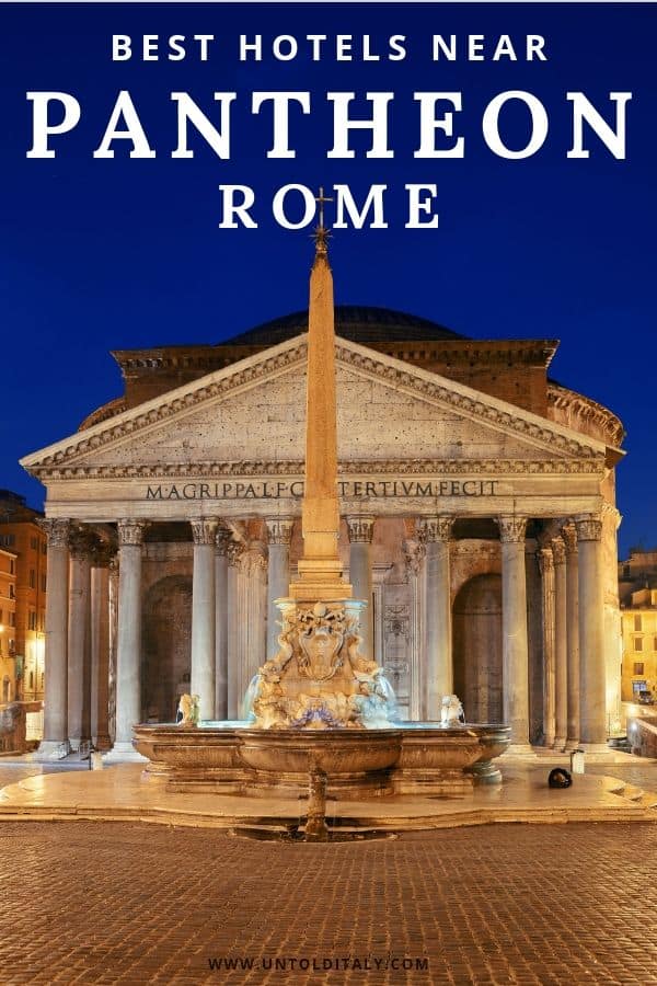 11 top hotels near the Pantheon, Rome - Untold Italy [updated for 2025]