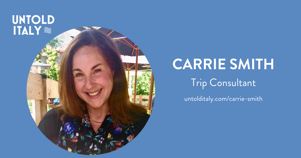 Carrie Smith - Trip Consultant Profile - Untold Italy
